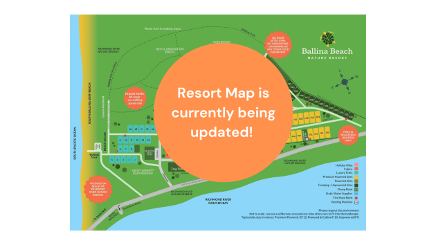 Resort Map - Ballina Beach Nature Resort